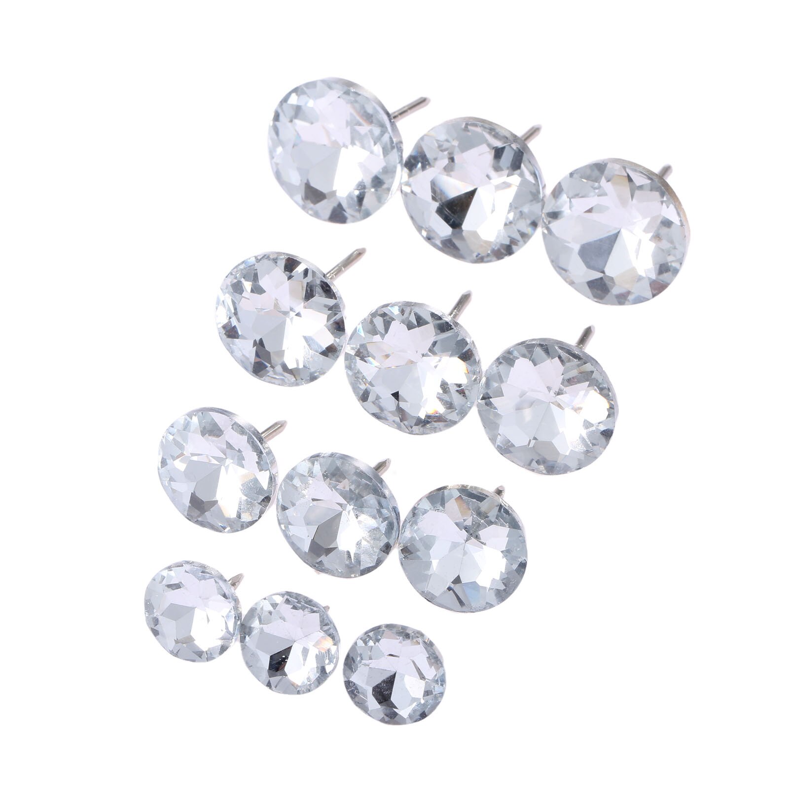10Pcs Diamond Crystal Upholstery Nails Buttons 14/... – Grandado