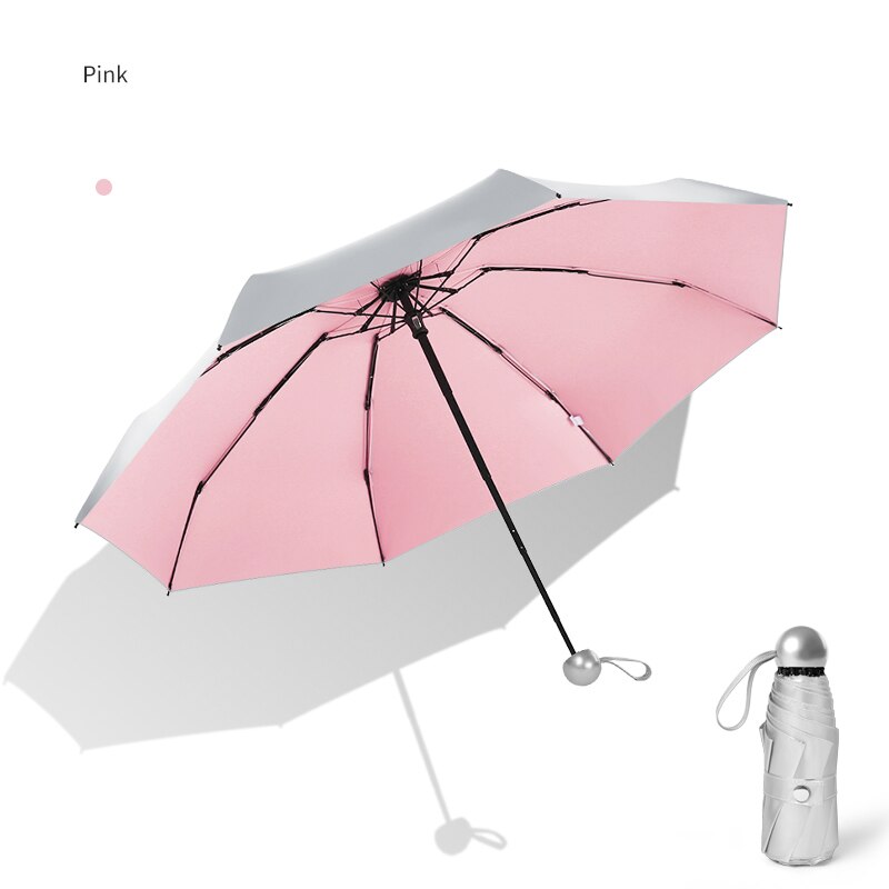 8 Ribben Pocket Mini Paraplu Anti Uv Paraguas Para... – Grandado