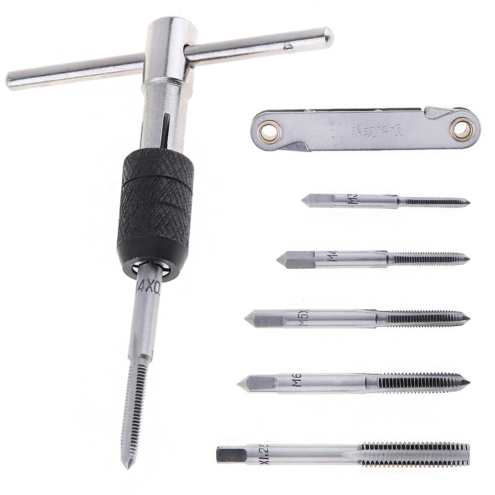7pcs Multifunction T-type Screw Thread Taps Reamer... – Grandado