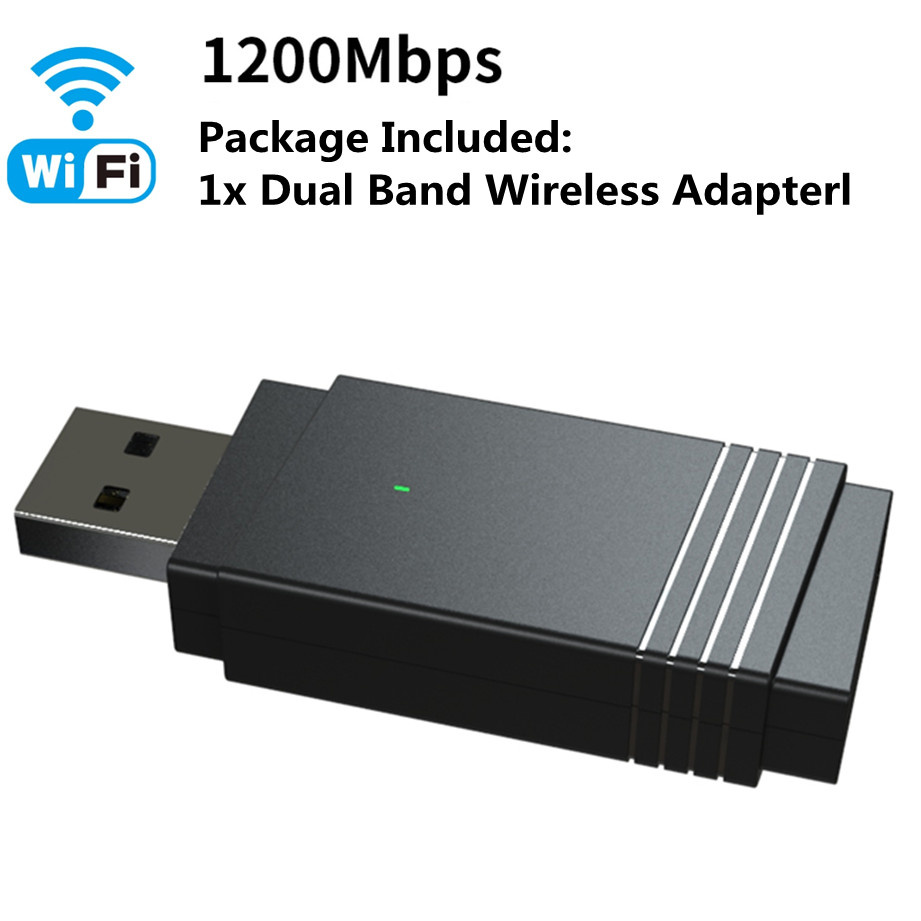 Usb 3.0 wi-fi 1200 mbps adapter dual band 2.4 ghz ... – Grandado