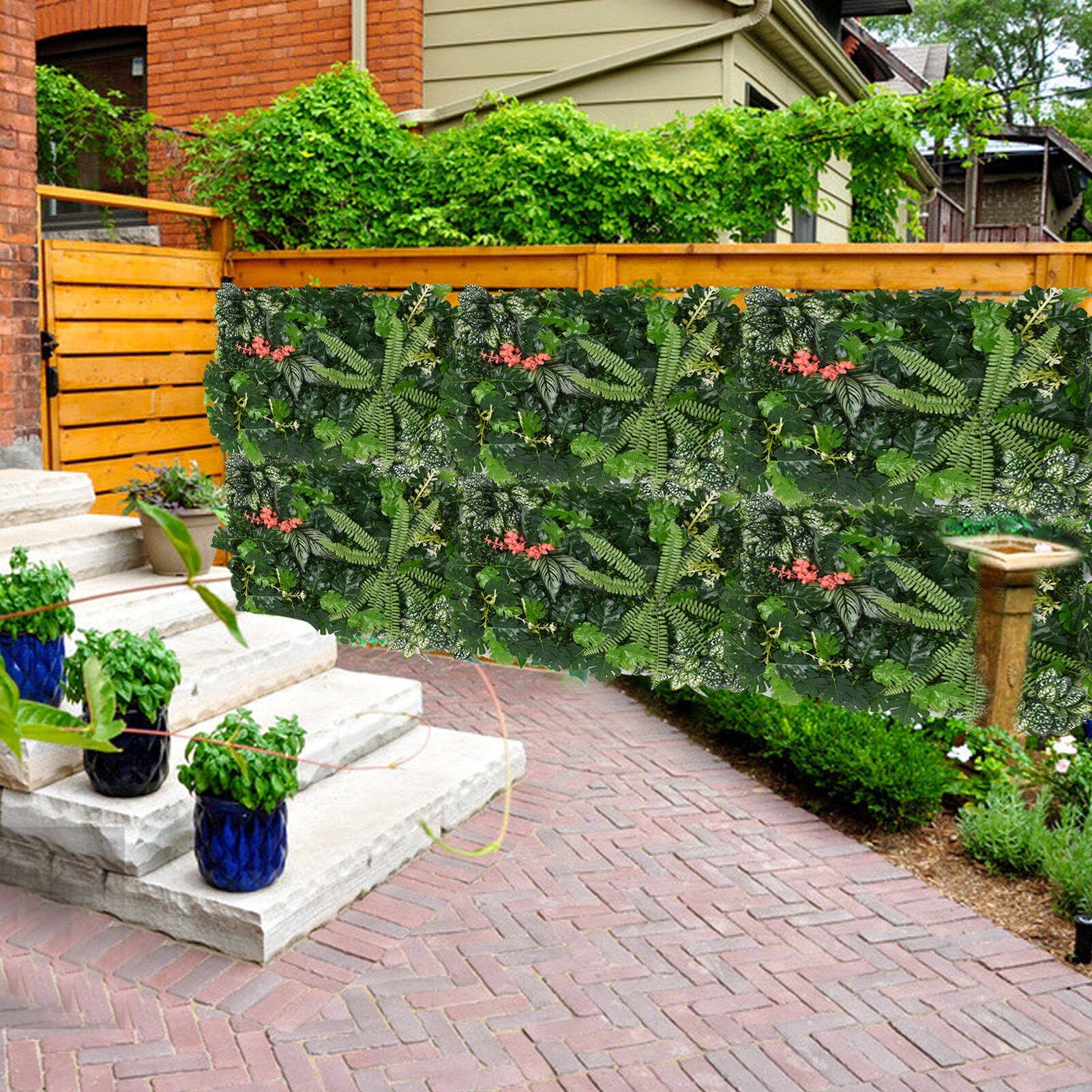 40X60cm Kunstmatige Blad Privacy Panelen Topiary H... – Vicedeal