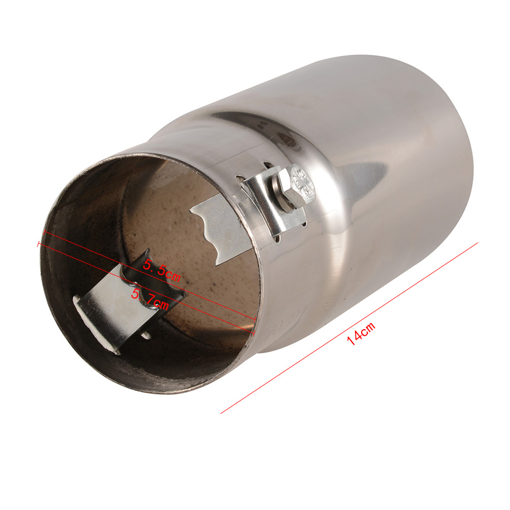 Auto Uitlaatpijp Roestvrijstalen Uitlaatpijpen Ron... – Vicedeal