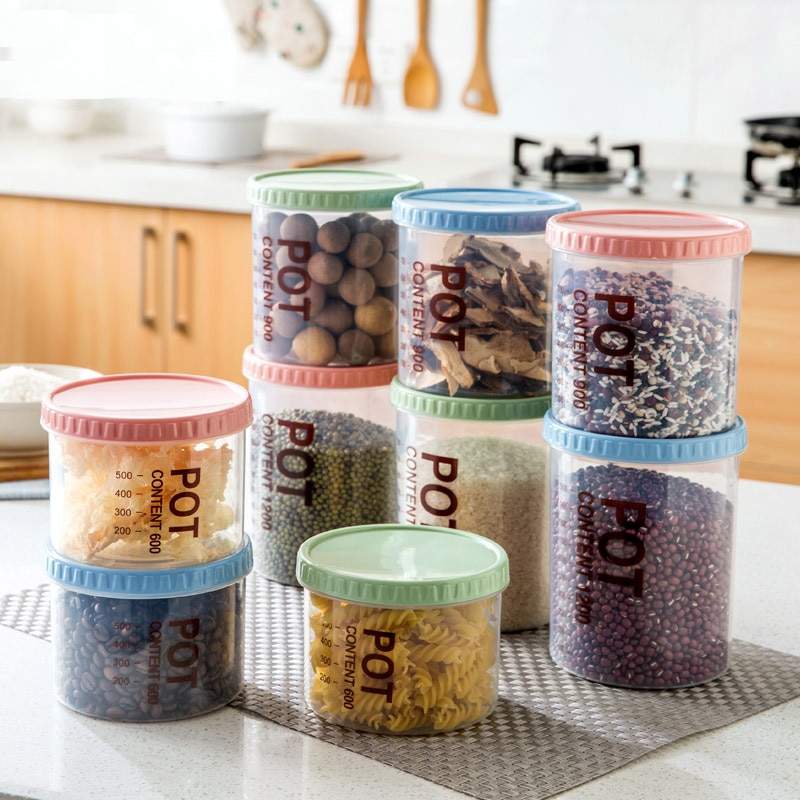 Transparent Plastic Sealed Cans Refrigerator Prese... – Vicedeal