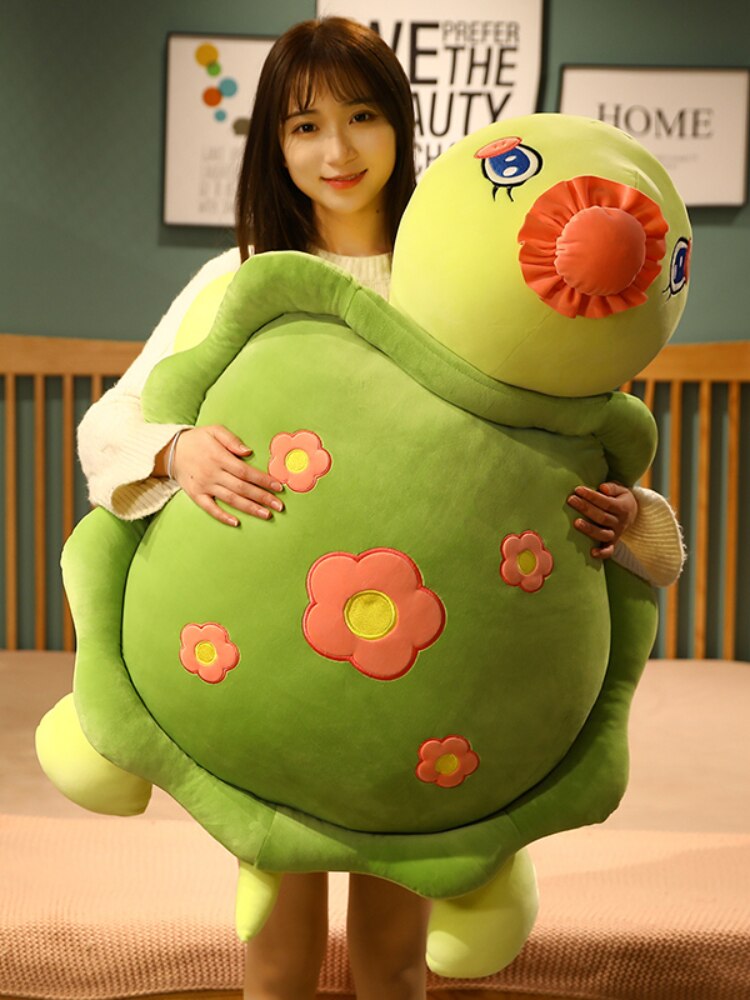 40cm Children Cute Couple Turtle Plush Toy Doll So... – Grandado