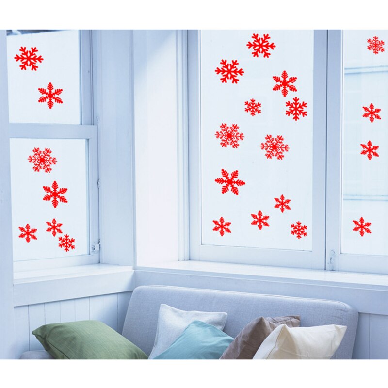Reusable Static Electricity Snowflake Stickers Gla... – Grandado