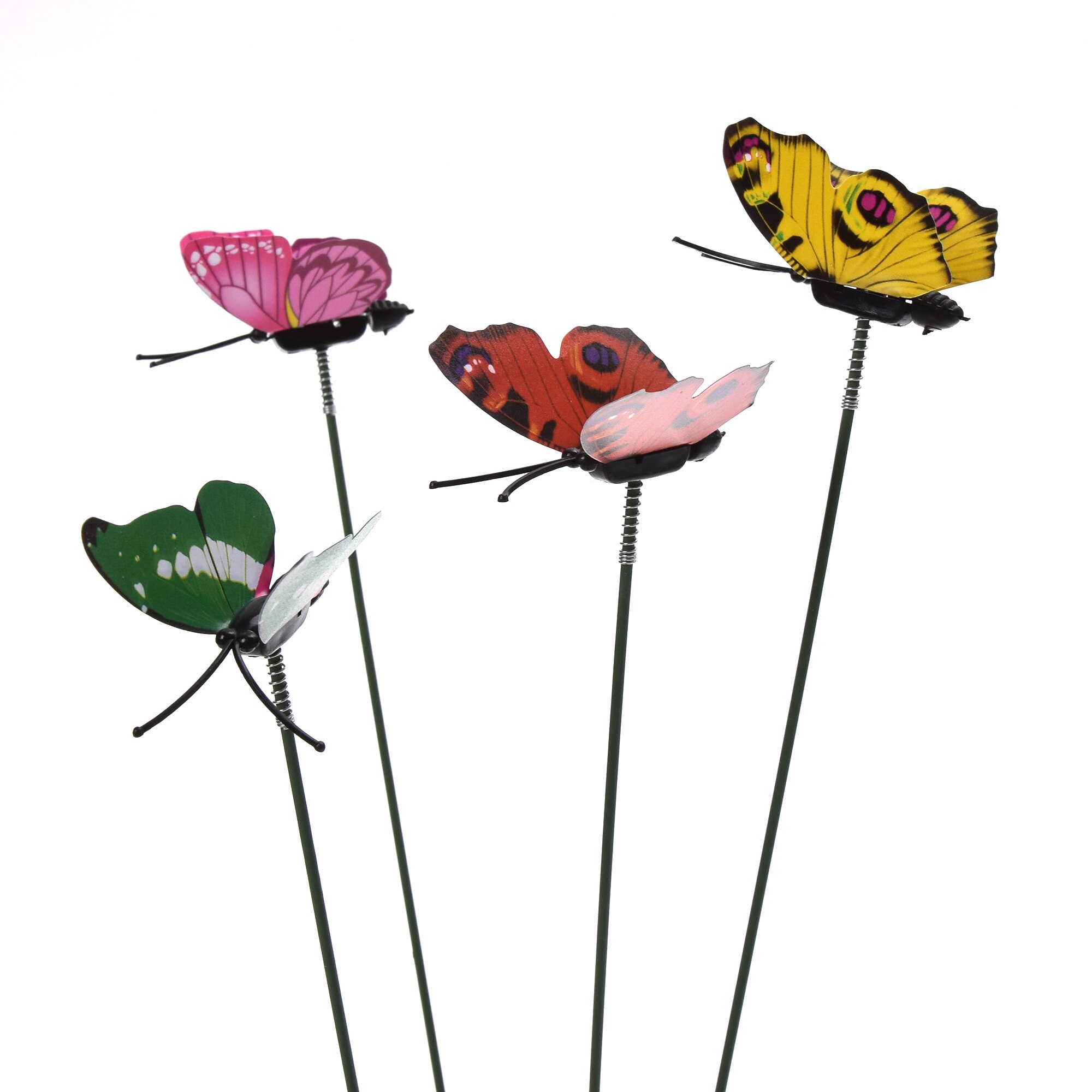 50PCS/Set Colorful Butterflies Rod Garden Yard Pla... – Grandado