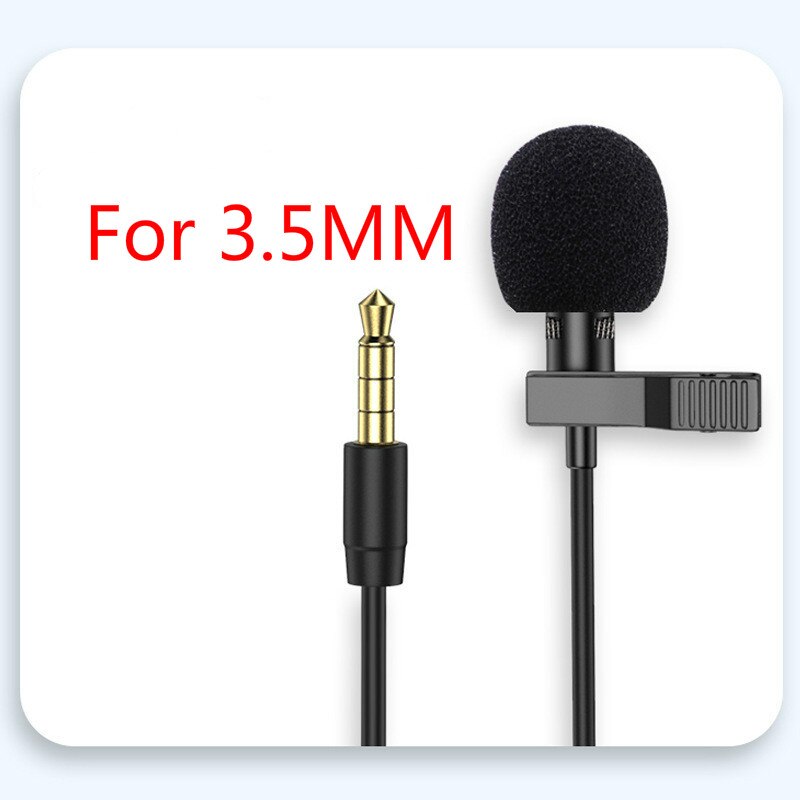 1.5M Mini 3.5Mm Jack Clip-On Revers Microfoon Mini... – Grandado