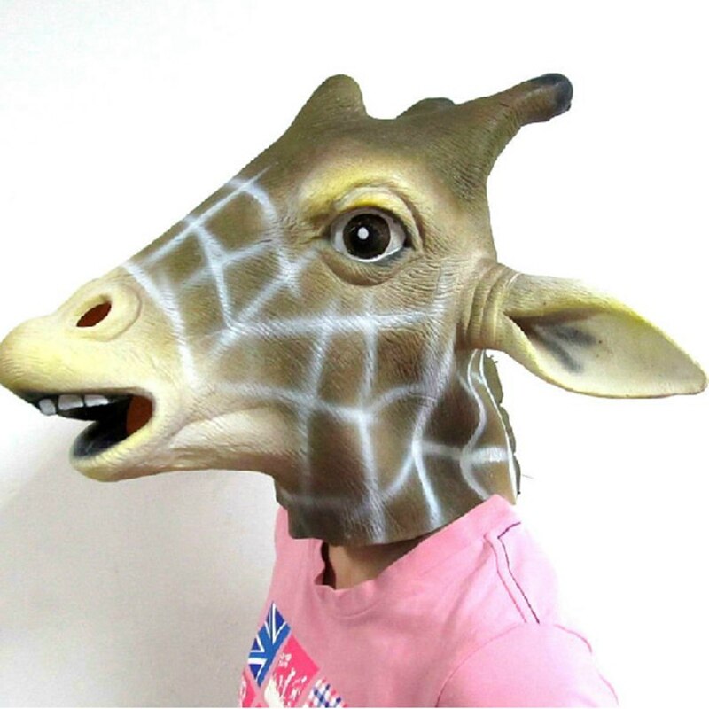 Halloween Party Cosplay Giraffe Head Masks Animal ... – Grandado