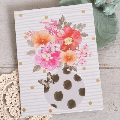 Watercolor Flower Birthday Cards Paper Birthday Gr... – Grandado