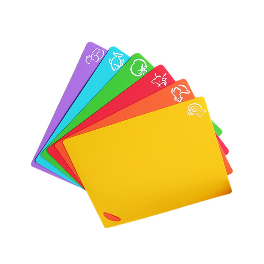 6pcs Kitchen Chopping Boards Non-slip Fruit Choppi... – Grandado