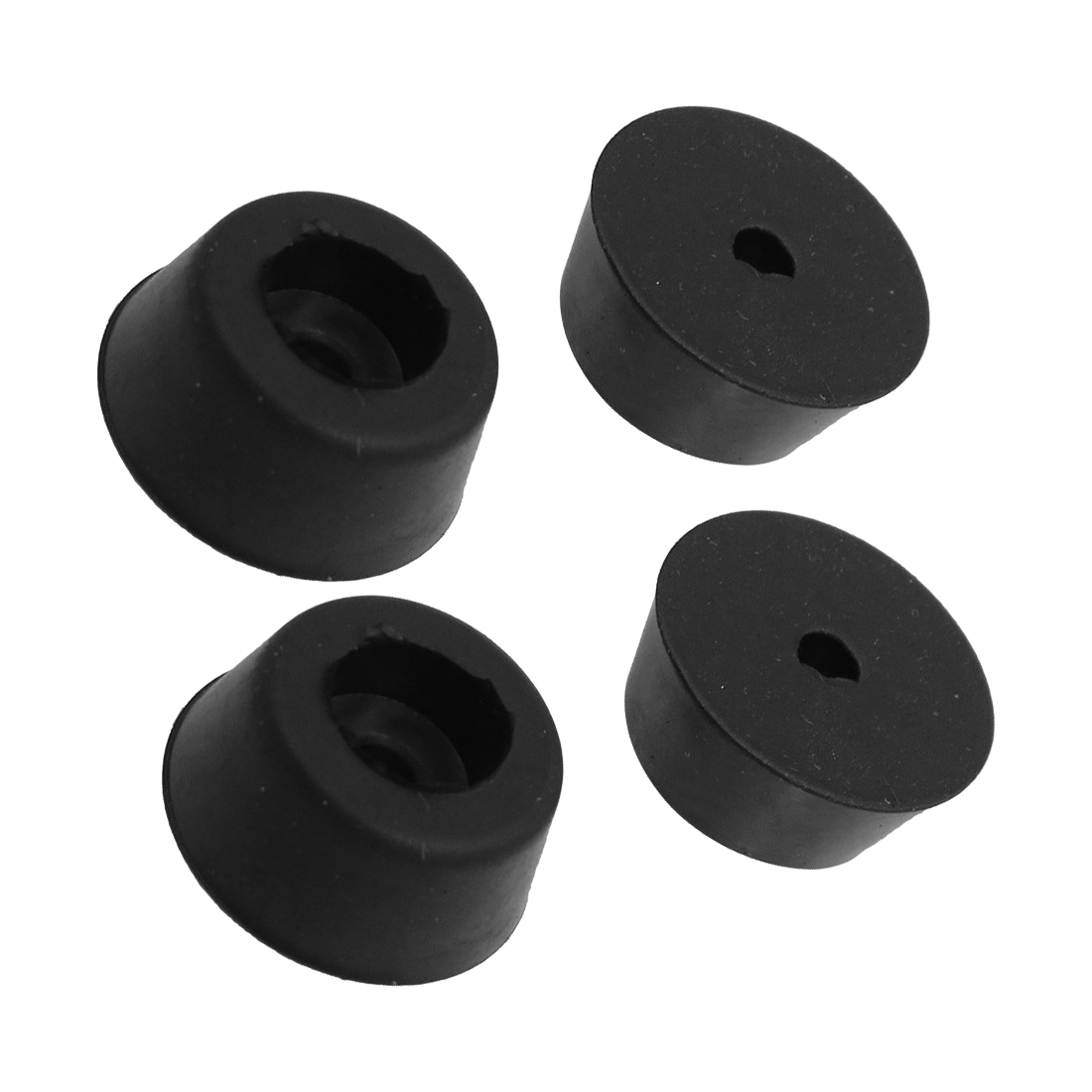 4 Pcs black rubber foot caps pipe caps protective ... – Vicedeal
