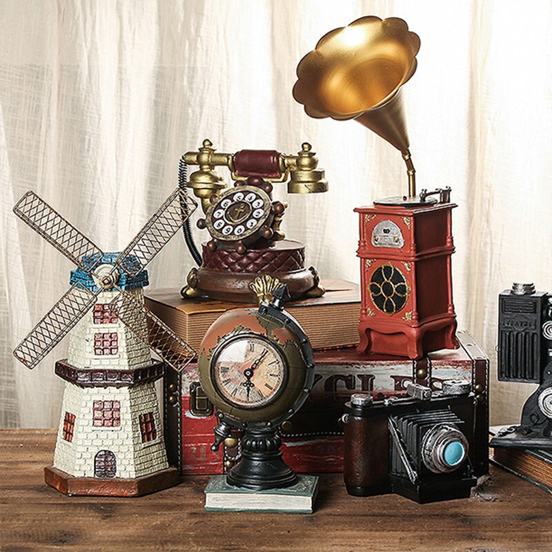 Luclife Vintage Home Decor Ornamenten Diy Mini Hui... – Grandado