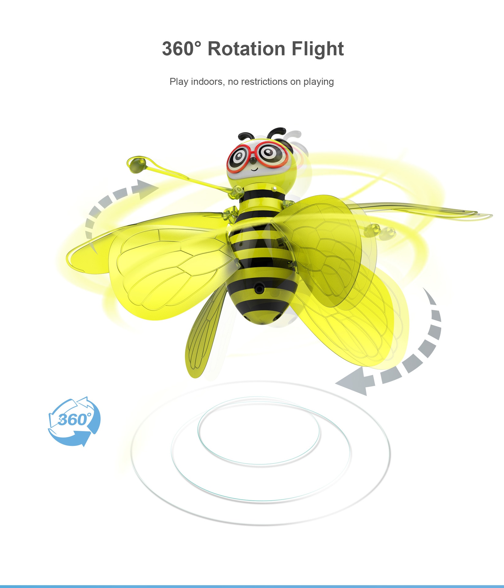 RC Flying Mini Bee Remote Control Toy Electronic I... – Grandado