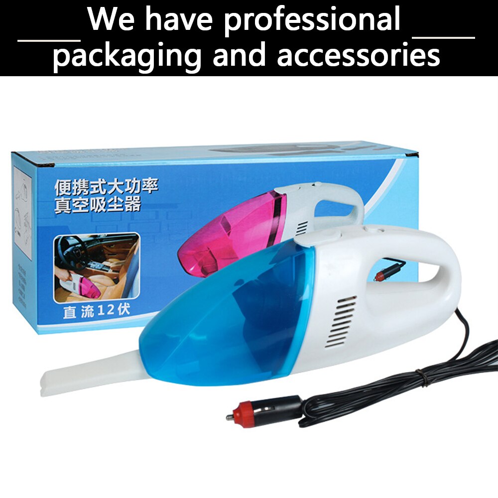 60W Mini Handle Car Vacuum Cleaner Mini Rechargeab... – Vicedeal