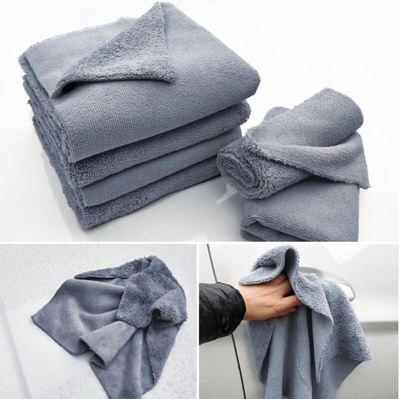 380 gsm premium microvezel auto detailing handdoek... – Vicedeal