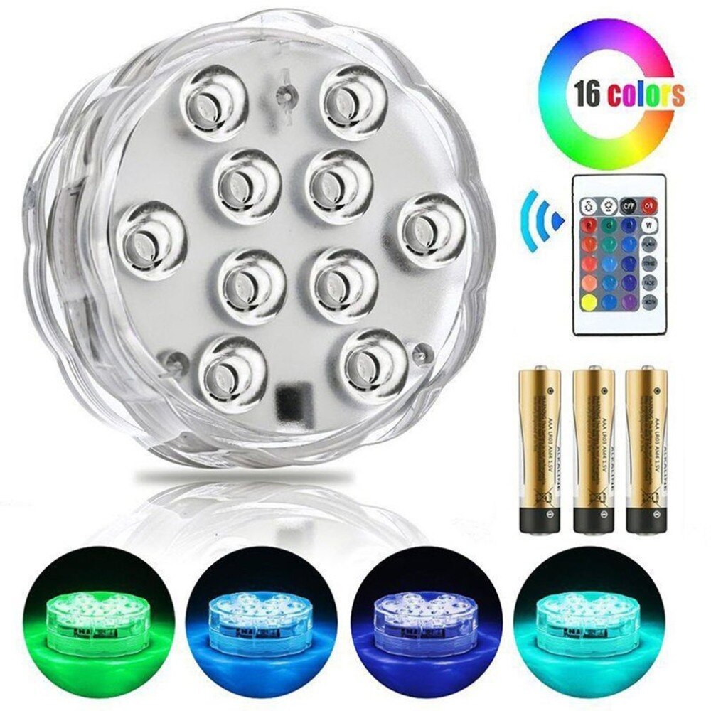 RGB Submersible Light Swimming Pool Light ip68 pis... – Vicedeal