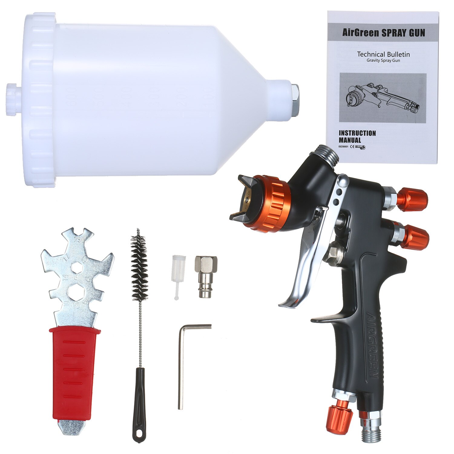 Handheld Spuitpistool Airbrush Set Gravity Feed Ve... – Vicedeal