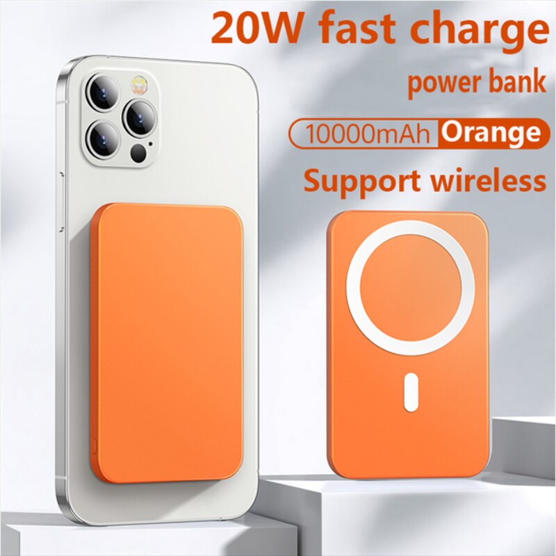 Amsengo 10000mAh Magnetic Wireless Portable Mini P... – Vicedeal