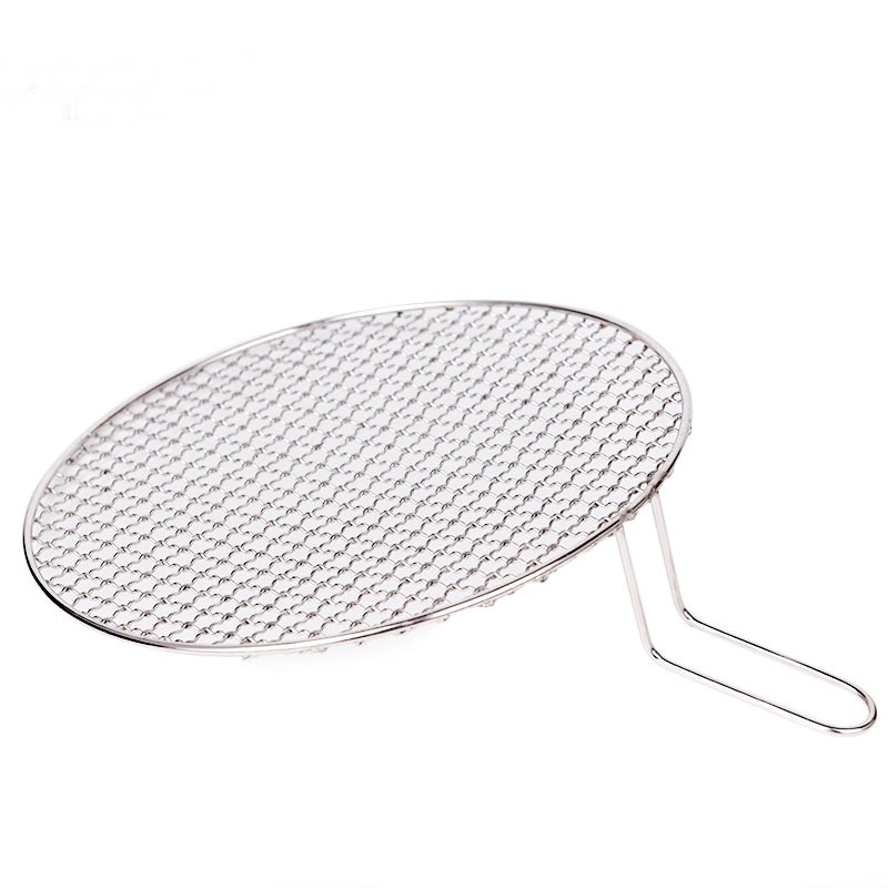 304 stainless steel round barbecue net baking tray... – Grandado