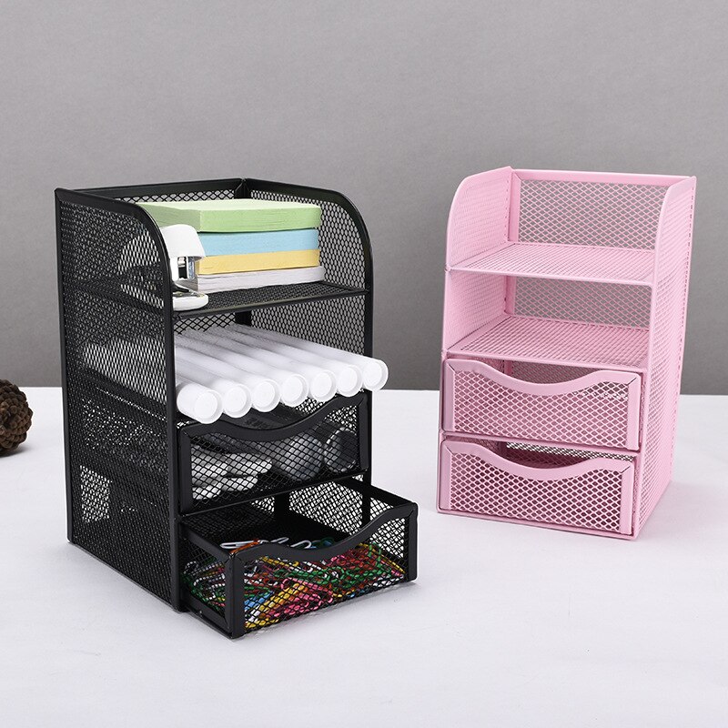 Drawer Storage Box Sundries Rack Metal Note Box Of... – Vicedeal