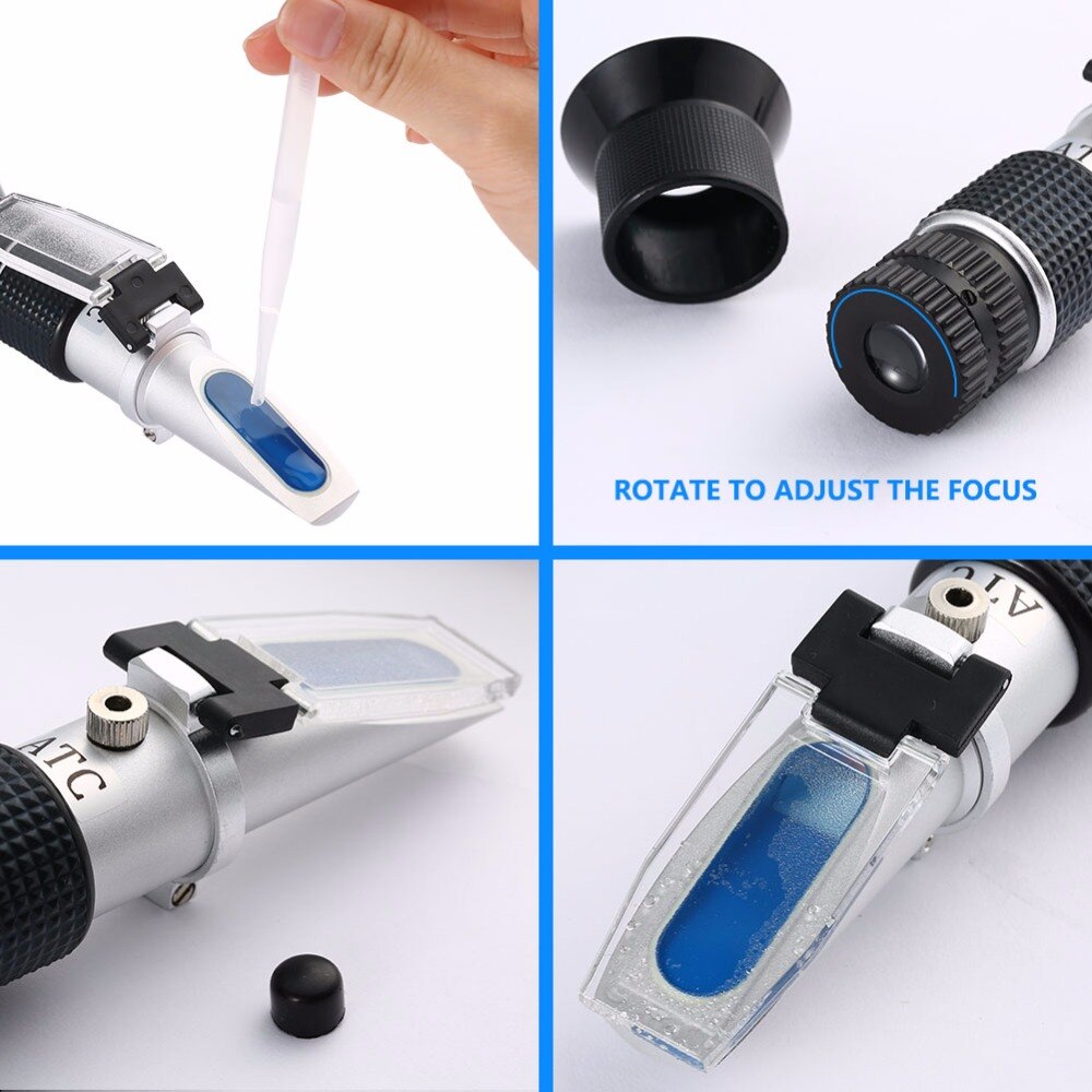 Yieryi Handheld Brix Refractometer, 0 ~ 90% Brix H... – Vicedeal