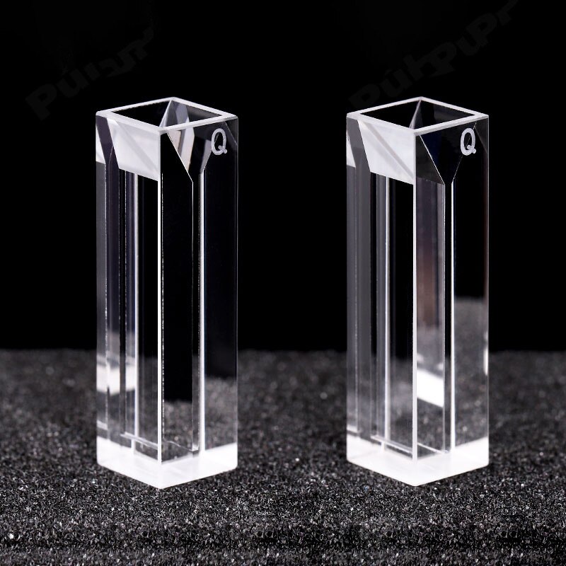 Micro quartz fluorescence cuvette with lid(350ul) – Grandado