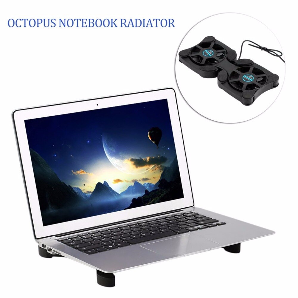 2 USB Port Mini Octopus Laptop Fan Cooler Cooling ... – Grandado