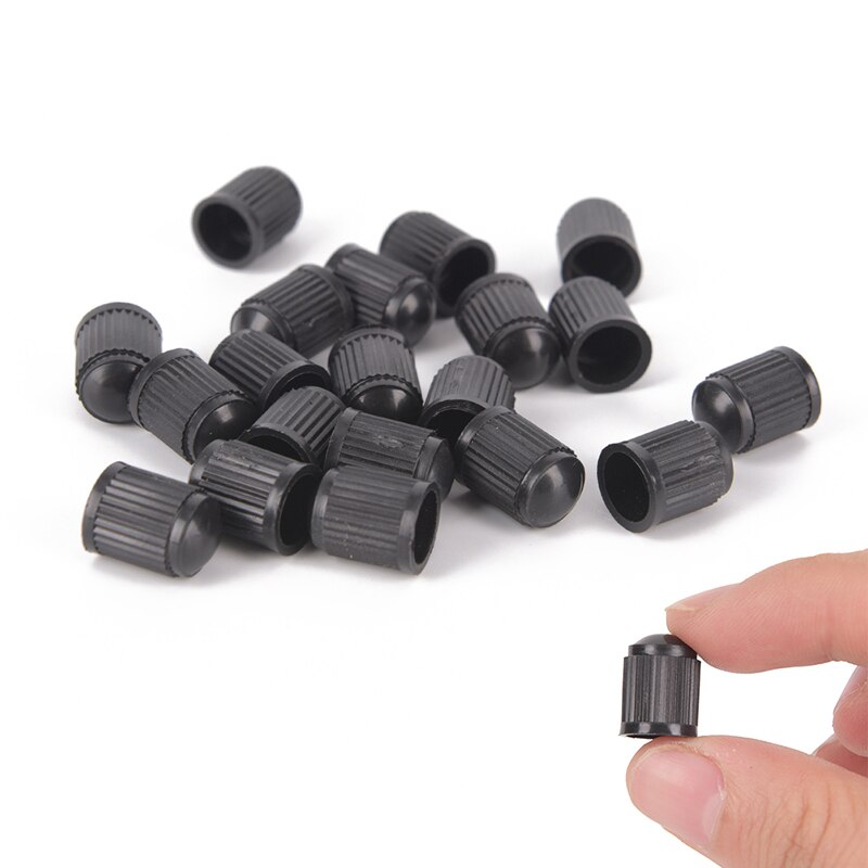 20Pcs Black Plastic Dust Valve Caps Bike Car Wheel... – Grandado