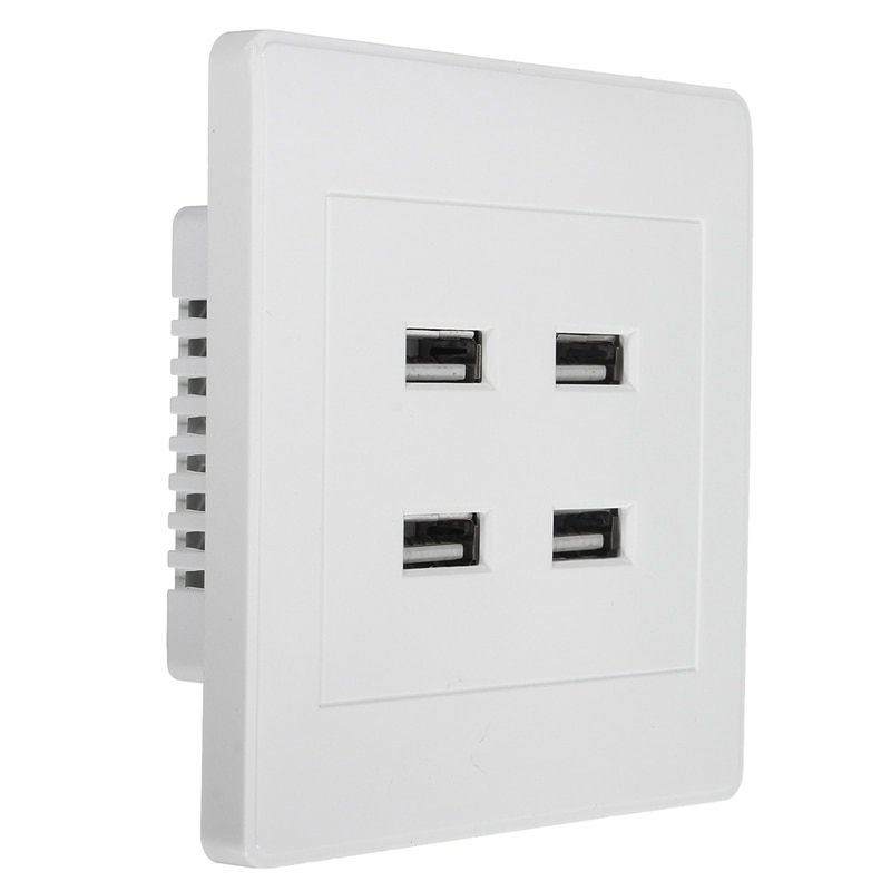 5V 3.1A DC 4 Ports USB Electric Wall Charger Dock ... – Grandado