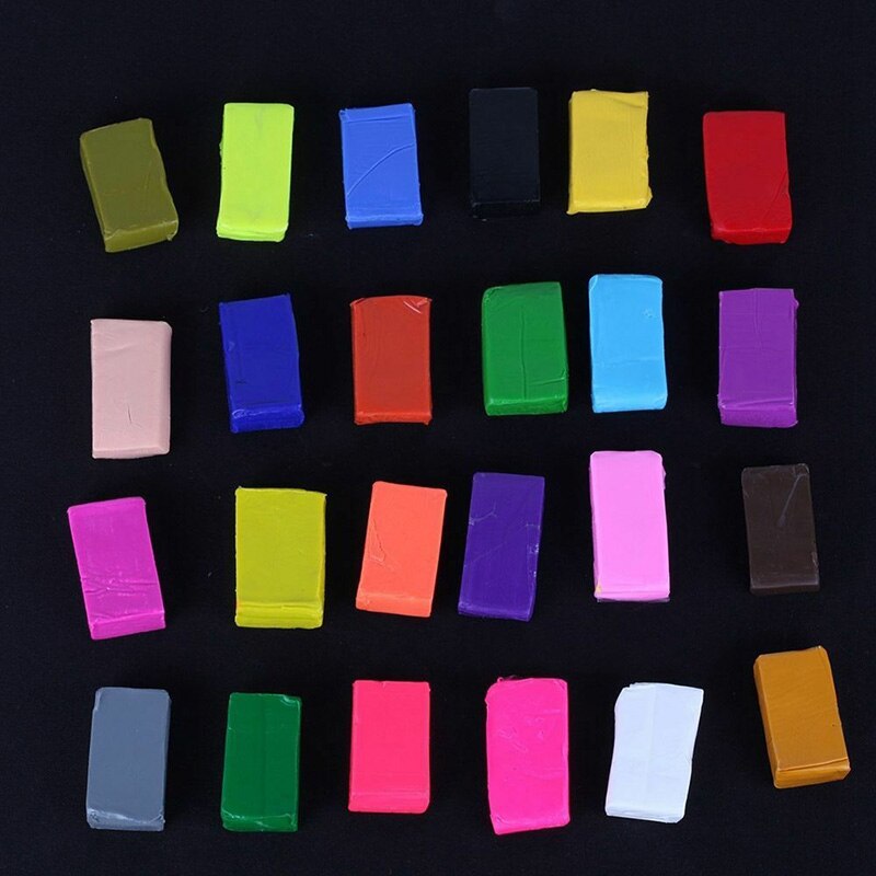 32Pcs Polymer Clay Kit Colorful Block Polymer Mode... – Grandado