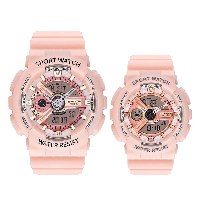 SANDA Couple Watches Outdoors Match Multifunction ... – Vicedeal