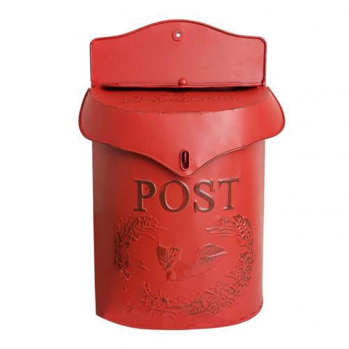 Pastoral Lockable Secure Iron Post Box Vintage Han... – Vicedeal
