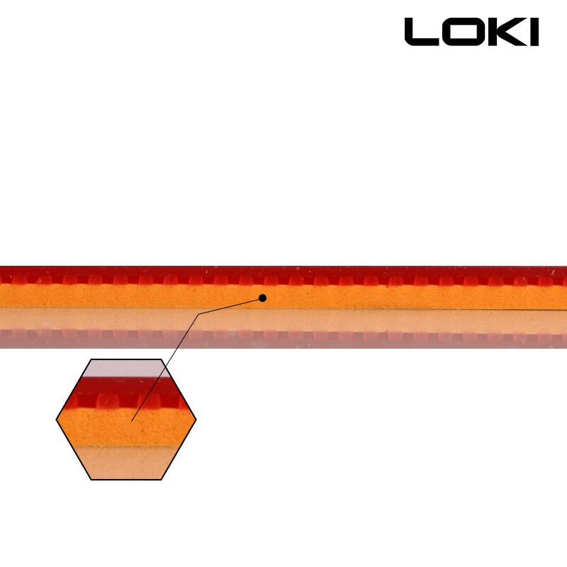 Loki rxton 5 högelasticitet klibbigt bordtennisgum... – Vicedeal