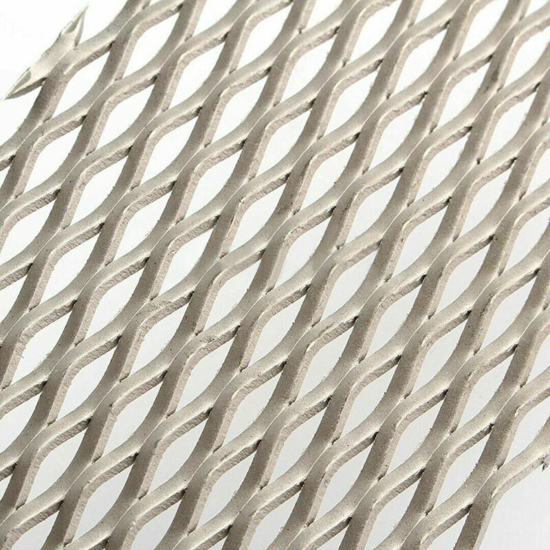 50mm x 165mm 0.5mm Recycled Metal Titanium Mesh Sh... – Grandado