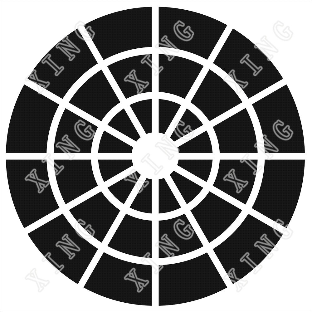 2022 Newest Layering Stencils Color Wheel 6x6 Sten... – Grandado