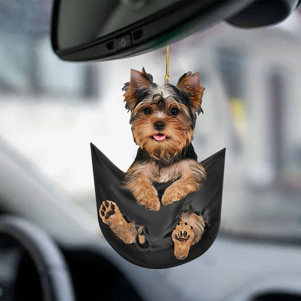 2D Funny Car Rearview Mirror Cute Pocket Pendant H... – Grandado