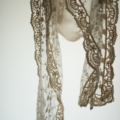 Embroidered lace hanging yarn/neonatal photography... – Grandado