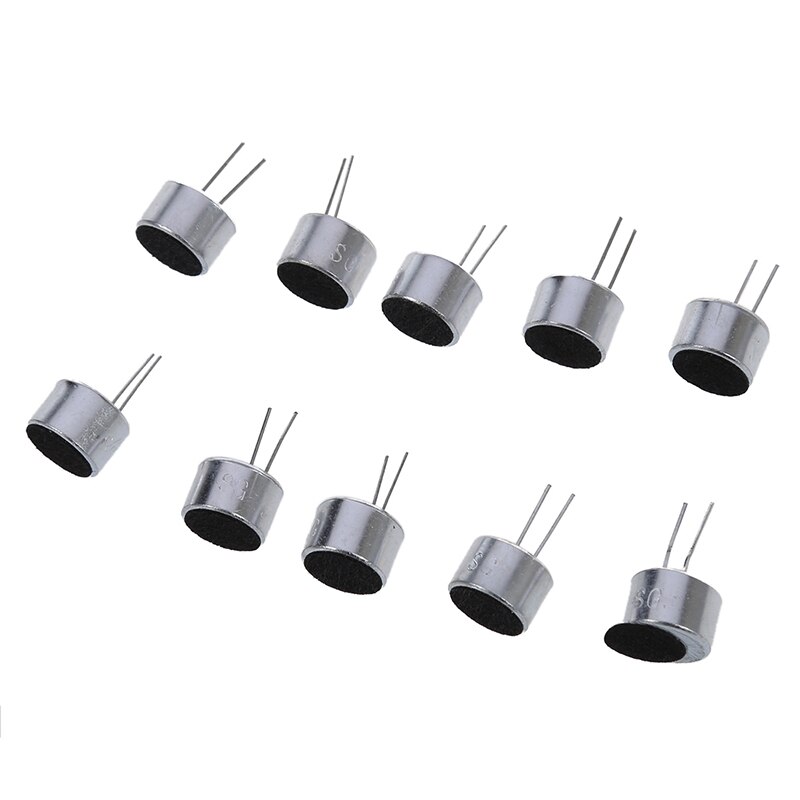 10 PCS 9.7mm x 7mm 2 Pin MIC Capsule Electret Cond... – Grandado