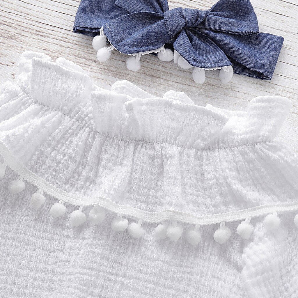 Kleding Set Voor Meisjes Baby Baby Flare Mouw Ruch... – Grandado