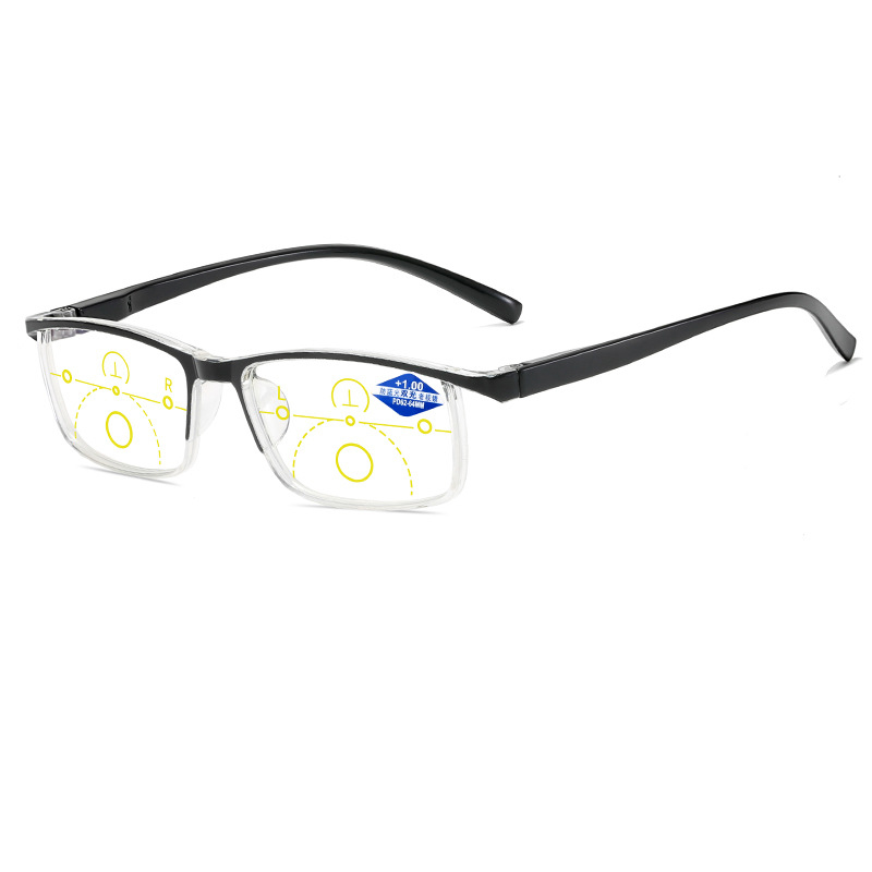 Imwete Smart Zoom Reading Glasses Men Women Anti-B... – Grandado