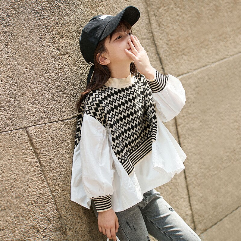 Spring Autumn Casual Teenage Girls Tops and Blouse... – Grandado