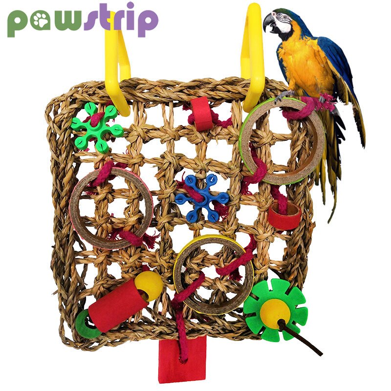 Bird Climbing Net Colorful Funny Parrot Toys Woven... – Vicedeal
