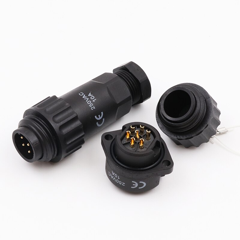 WA22 Industrial Circular Waterproof PBT Plastic 4P... – Grandado