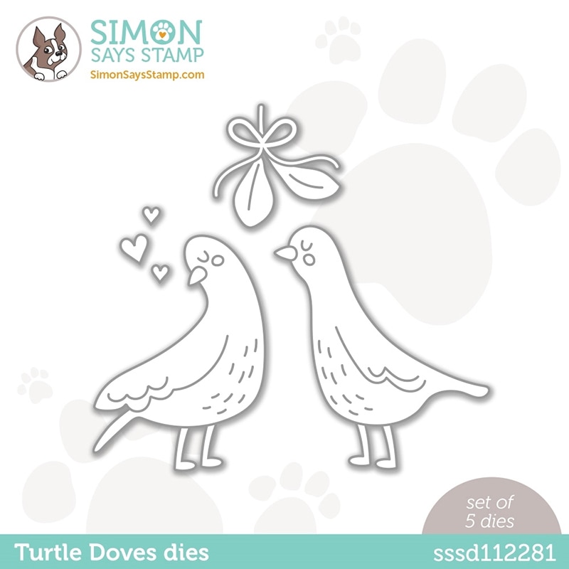 CH Presell TURTLE DOVES Stencil Metal Cutting Dies... – Grandado