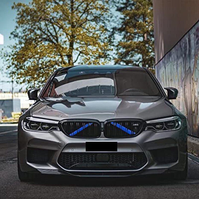 Car Front Grille Trim Strips Trim Grid Sport Style... – Grandado