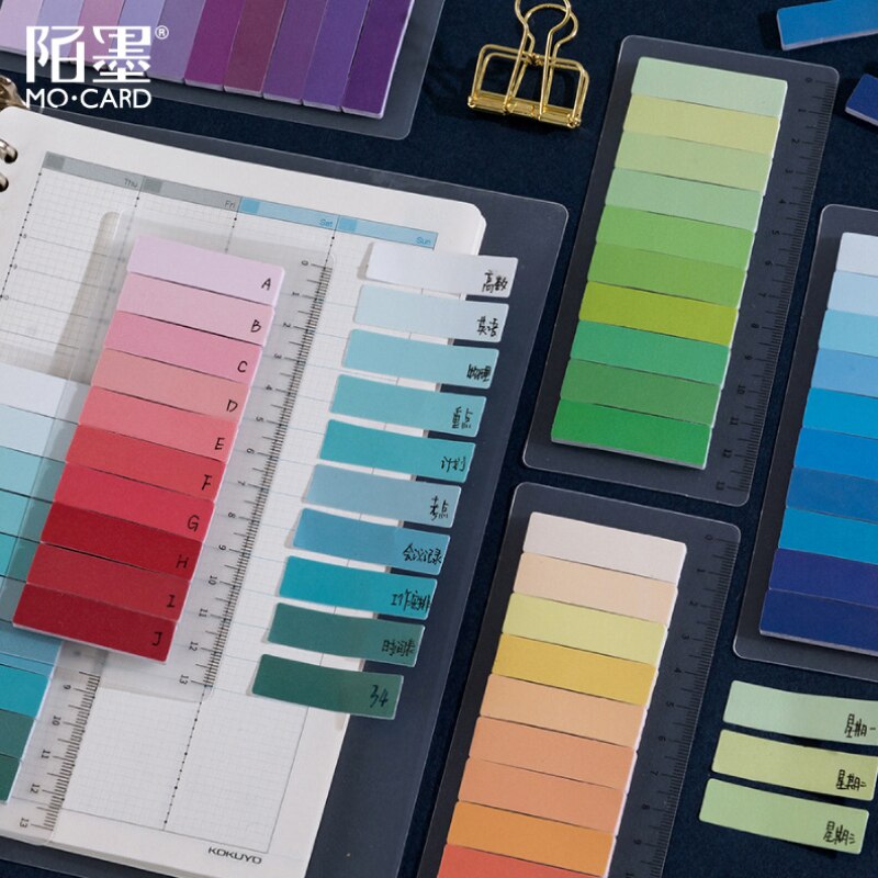 150Sheets Cute Rainbow Index Memo Pad Sticky Notes... – Grandado