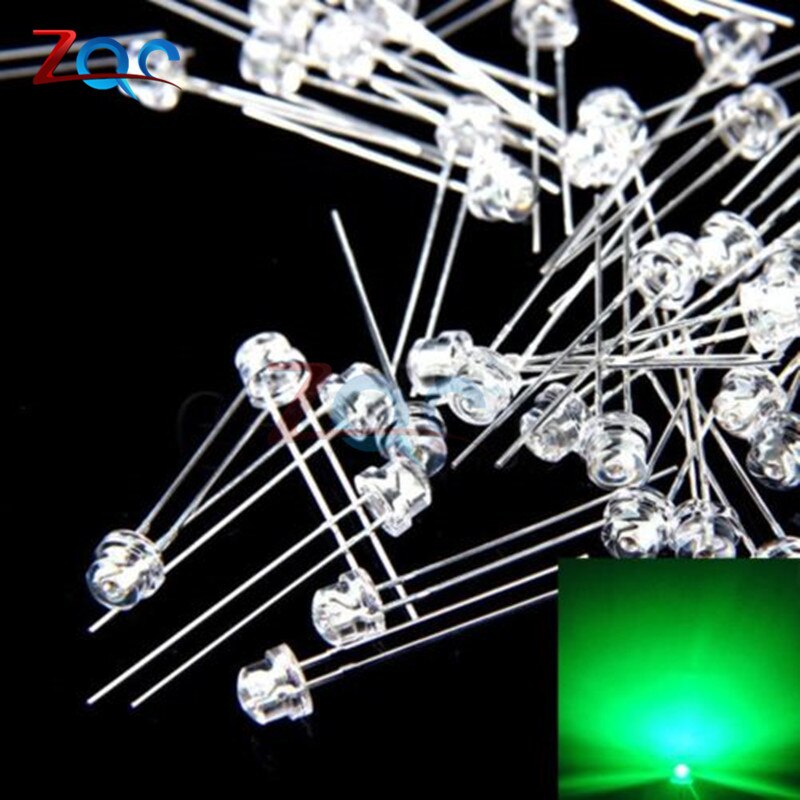 100Pcs 5 Mm Diode Strohoed Wit Rood Groen Blauw Ge... – Grandado