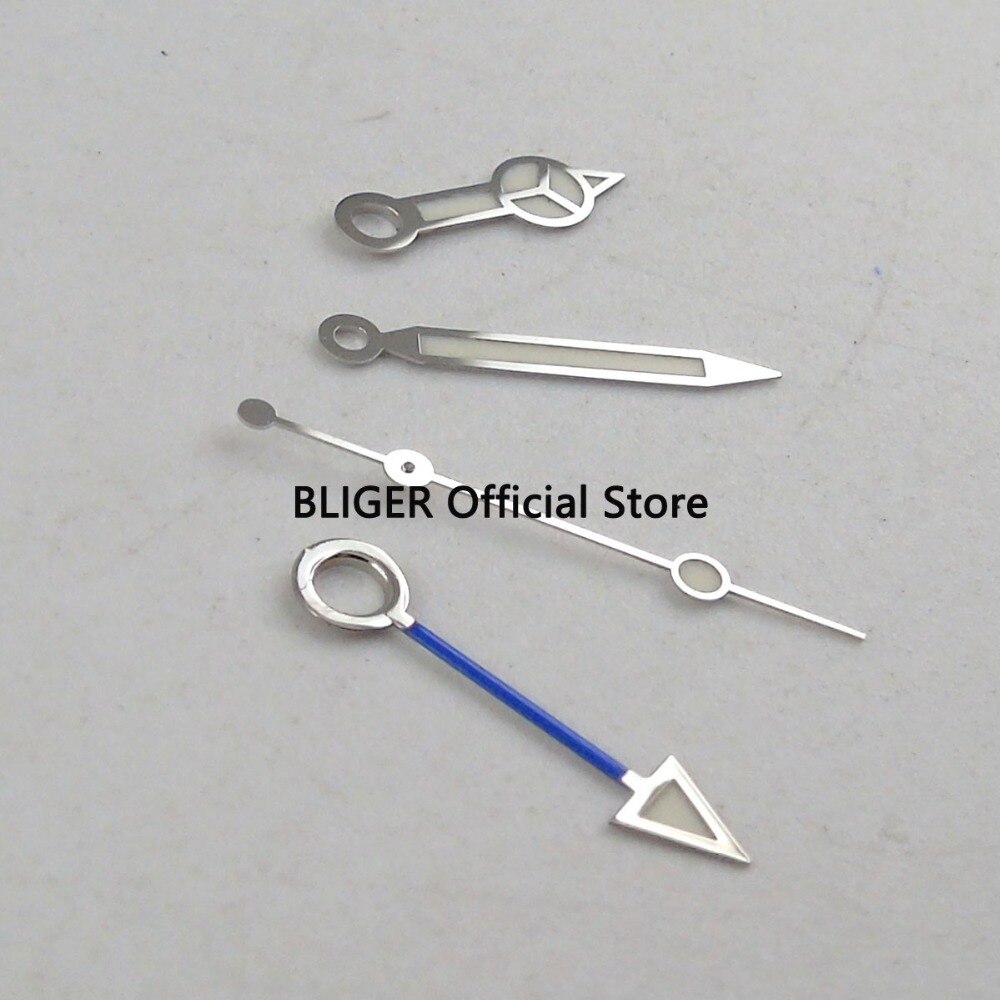 A set stainless steel edge luminous watch hand wit... – Vicedeal