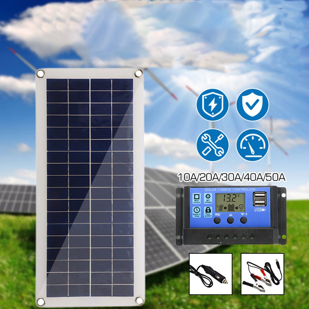 20w Solar Power Panel Sunpower Energy Photovoltaic... – Grandado