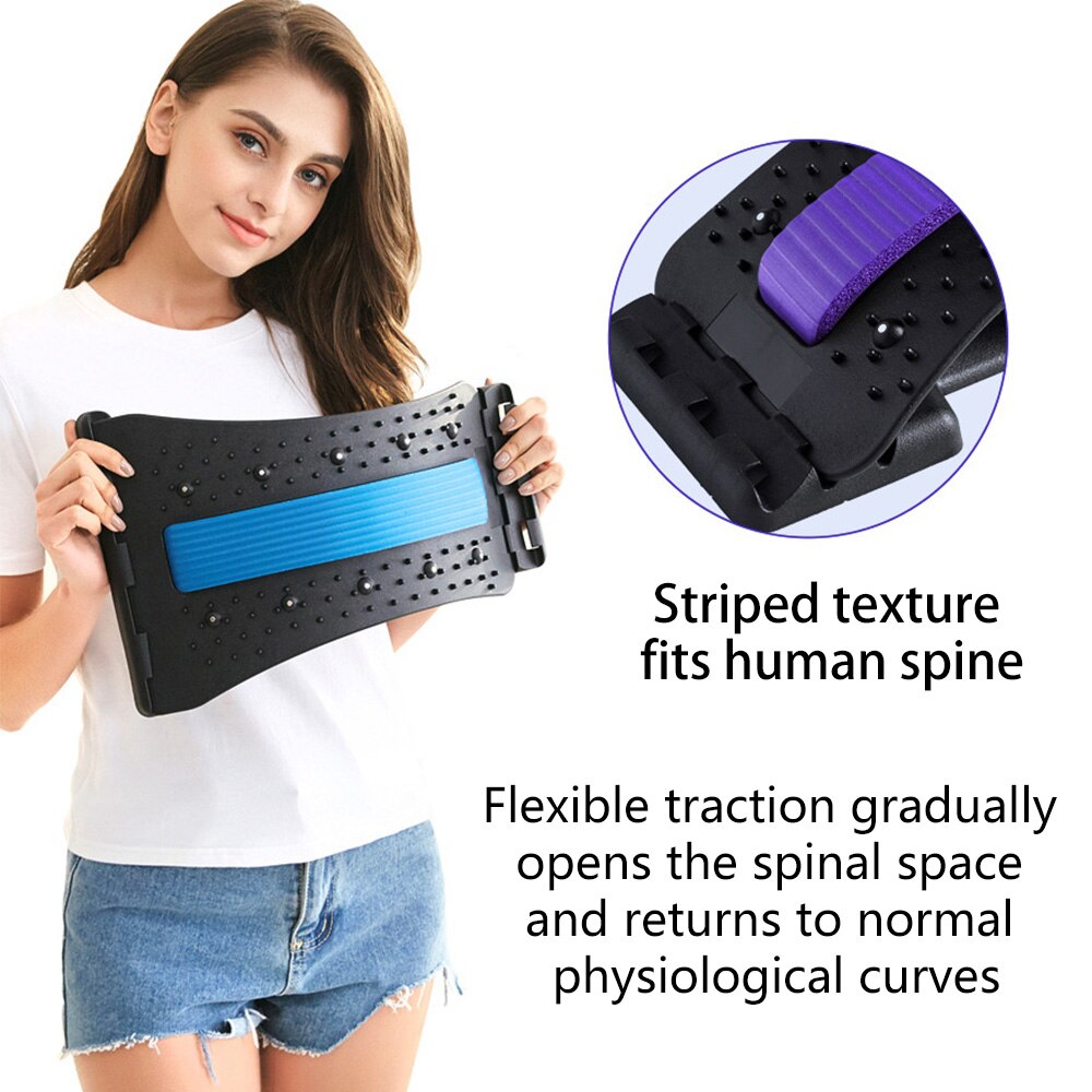 Magnetic Lumbar Massage Stretcher Back Massage sup... – Grandado